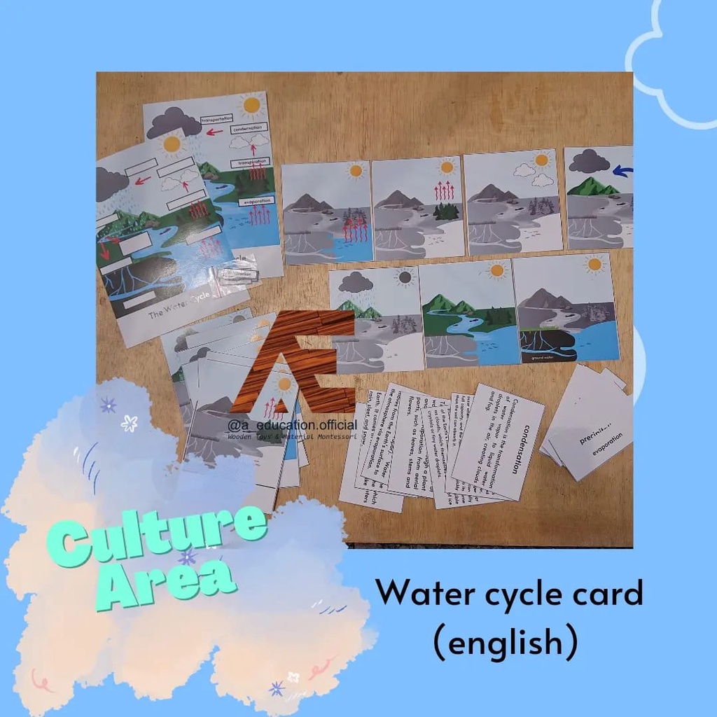Water cycle card water cycle card water cycle card | Shopee Singapore