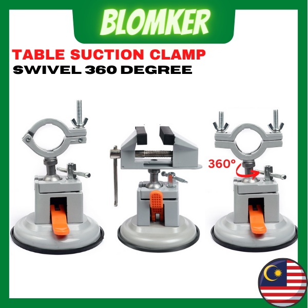 Table Vise Household Workbench Toggle Clamp Pliers Adjustable Jaw 360 ...