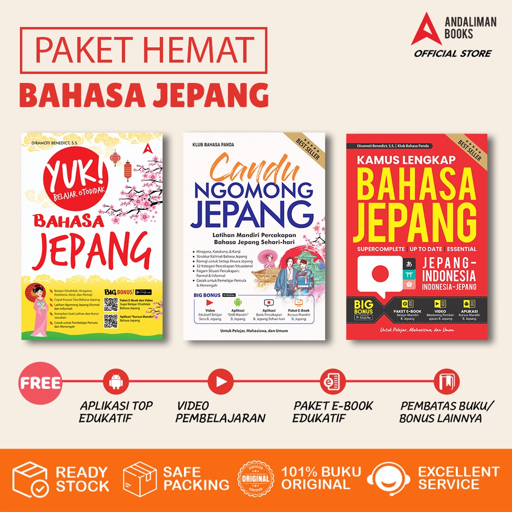 Japanese LANGUAGE LEARNING BOOK-JAPANESE SAVINGS PACKAGE 6 - YUK JAPAN ...