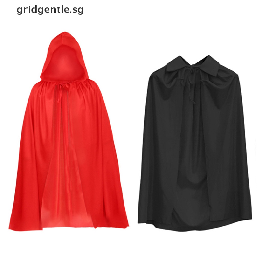 [gridgentle] Halloween Costume Death Scary Devil Role Red Black Witch ...