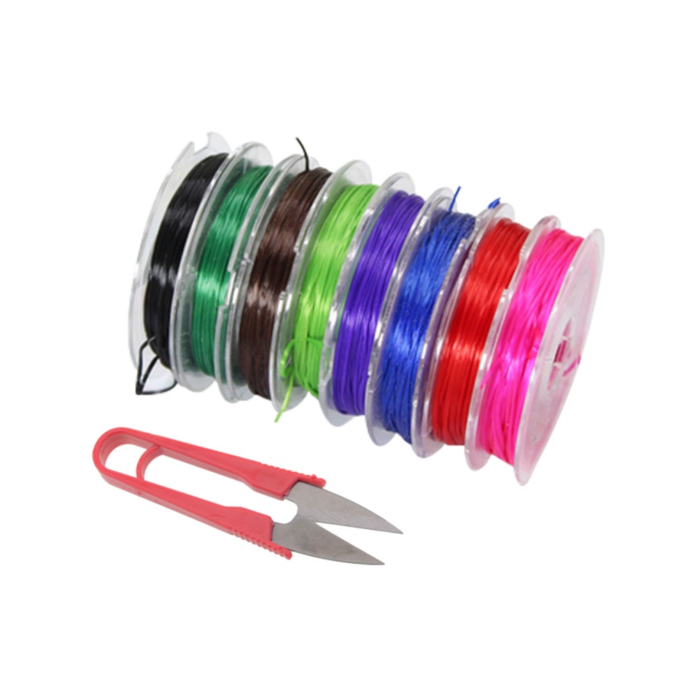 Colorful Crystal Elastic String With Scissors (3 Types To Choose ...