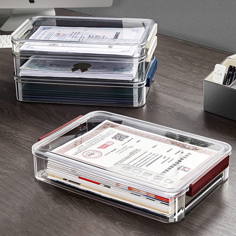 Important ID Storage Bag Documents Stationery Organization Box ...