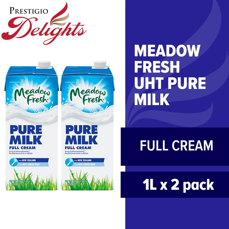 Meadow Fresh UHT Full Cream Milk 1L - Bundle of 2 | Shopee Singapore