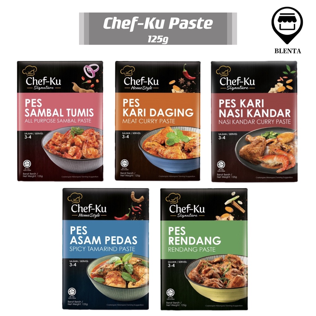 Chef-Ku Paste Sambal Tumis/Rendang/Asam Pedas/Meat Curry/Nasi Kandar ...
