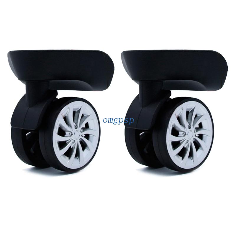 OMG Luaggage Replacement Left & Right Swivel Wheel Trolley Case Luggage ...