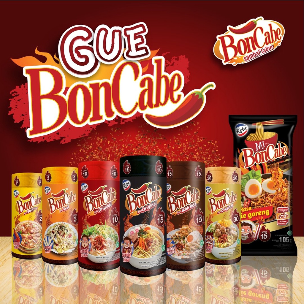 IndoSedap Chili Powder Seasoning BonCabe Level 2/10/15/30/50 ...