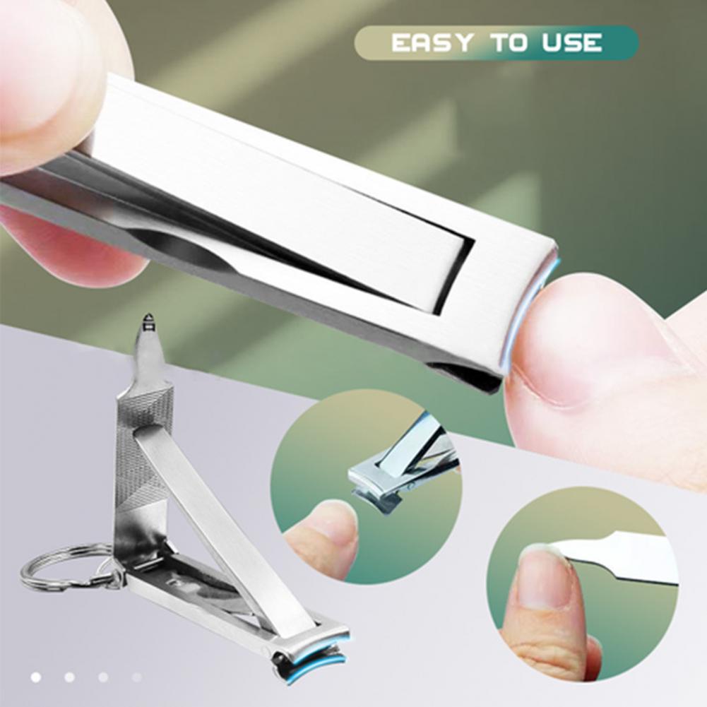 Ultra-Thin Foldable Hand Toe Nail Clippers Cutter Trimmer Stainless ...