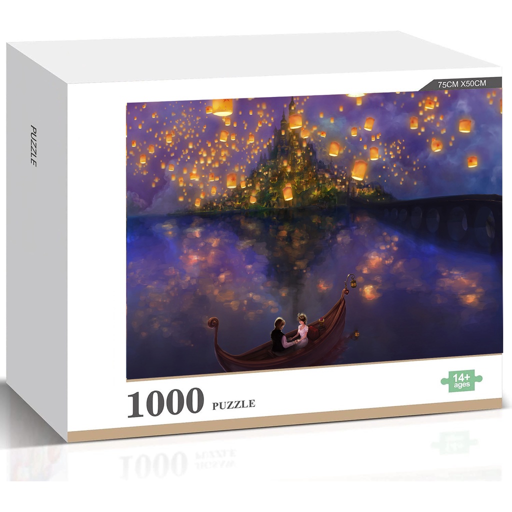 Disney Tangled 1000 Piece Jigsaw Puzzle Adult Children Wooden Puzzle ...