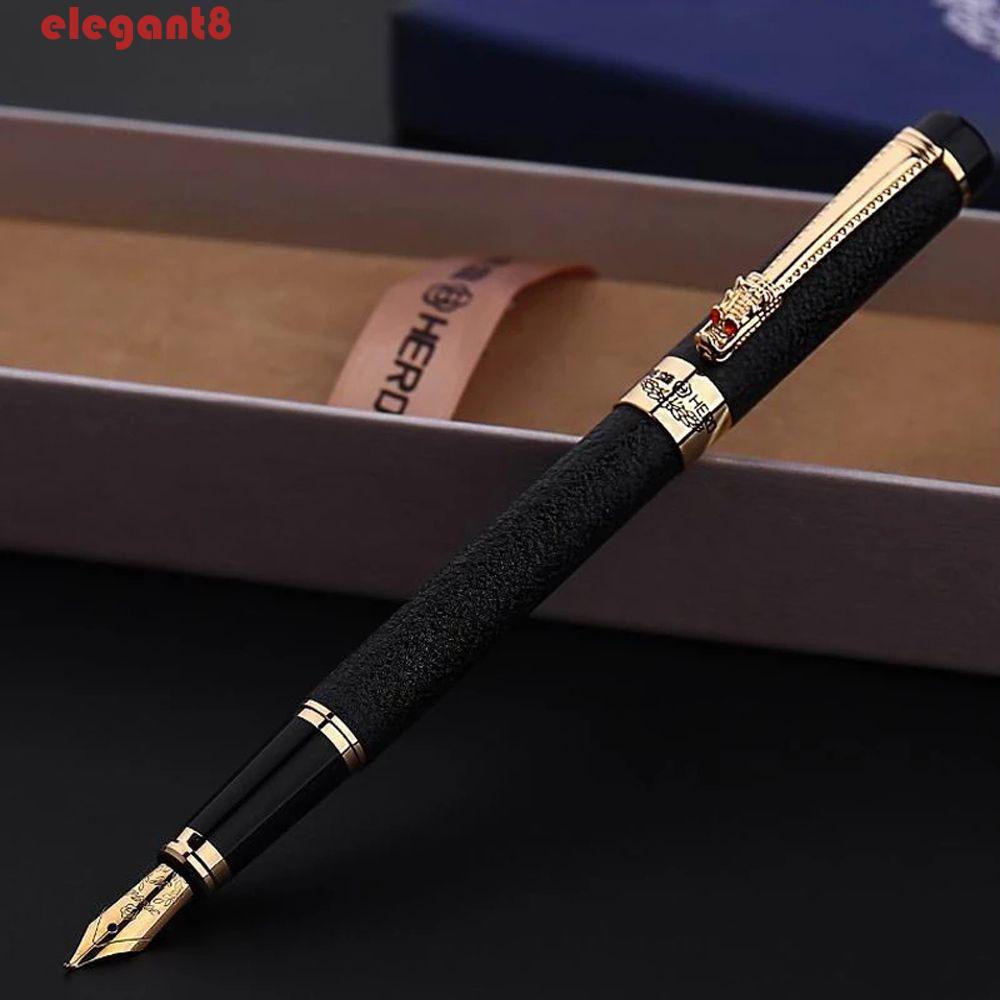 ELEGANT Fountain Pen Office High Quality Luxury Golden Dragon ...