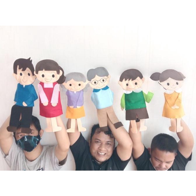 Hand Puppet Educational Toy Family Character Hand Puppet (NEW!) Newest ...