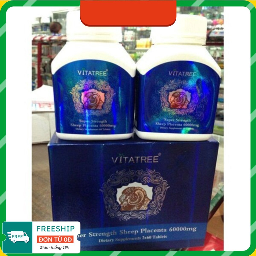 [HCMC Pharmacy]-sheep Placenta Pills 60,000mg Vitatree Helps Beautify ...