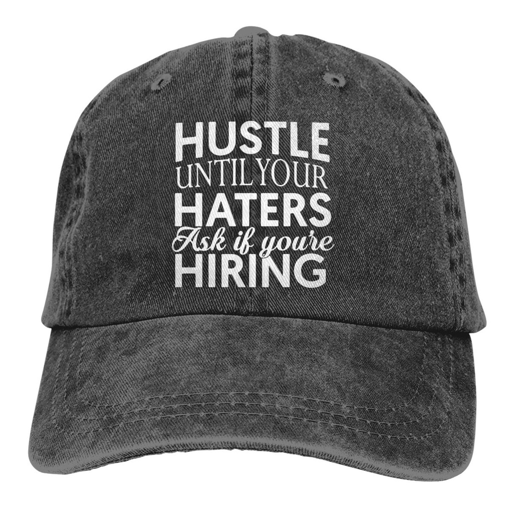 Retro Hip Hop Hustle Entrepreneur Hustle Until Your Haters Snapback Cap ...