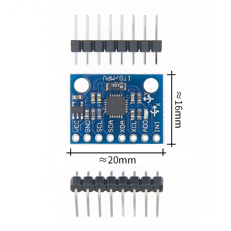 GY-521 MPU-6050 MPU6050 Module 3 Axis analog gyro sensors+ 3 Axis Accelerometer Module | Shopee ...
