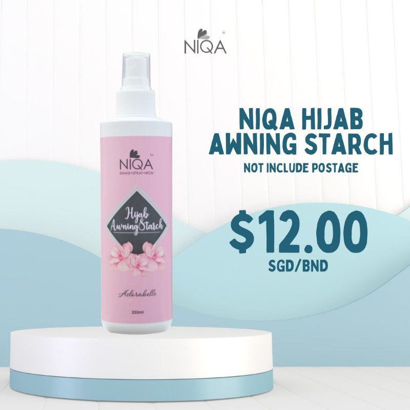 🇸🇬 SG Ready Stock Niqa Hijab Awning Starch 💖 For On Point Looking Hijab ...