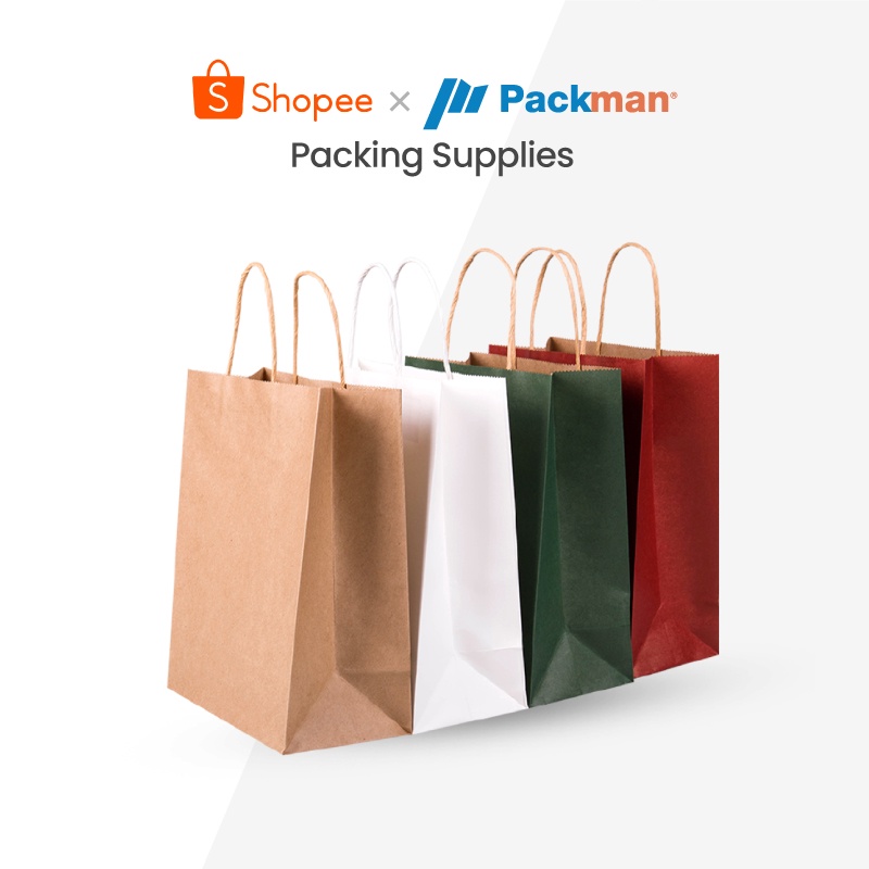 [WHOLESALE] Kraft Paper Bags – Shopping, Gift Bags for Deepavali ...