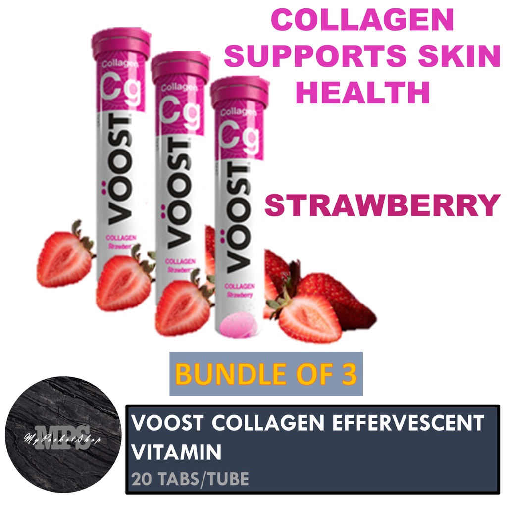 (BUNDLE OF 3) Voost Collagen Effervescent Vitamin | Shopee Singapore