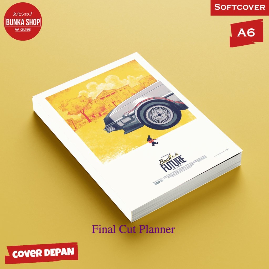 Pocket Note Anime Back To The Future 1 Softcover A6 Notebook Notes ...