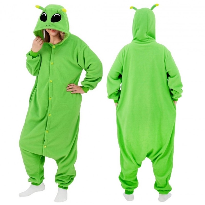 Alien Character Overall Kigurumi Onesie Pajamas Sleepwear Costume ...