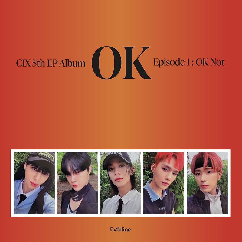 CIX 5th EP Album OK Episode 1 : OK Not [EVERLINE PHOTOCARD] | Shopee ...