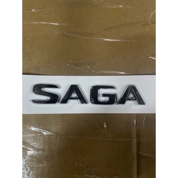 Proton SAGA Rear Badge Logo (SAGA Pattern) CHROME | Shopee Singapore