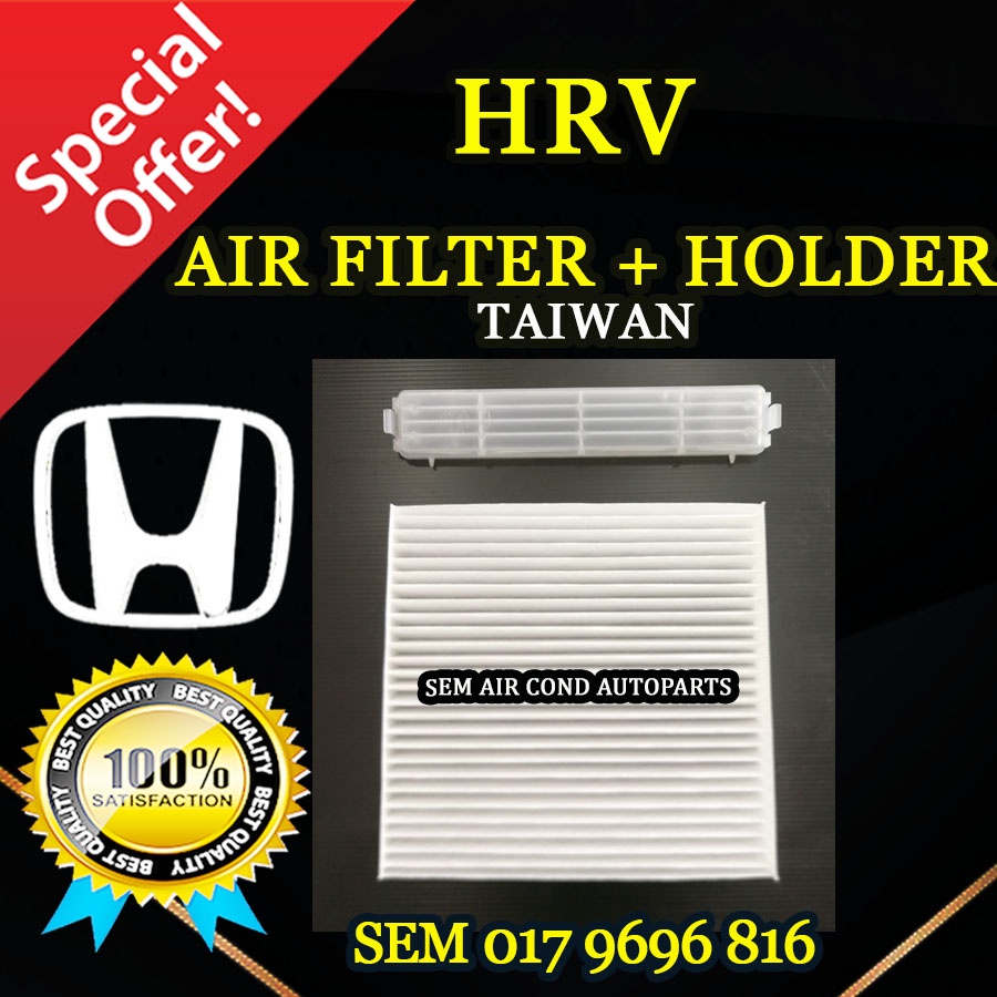 HONDA HRV/ HR-V FIBRE CABIN AIR FILTER WITH HOLDER (CAR AIRCOND SYSTEM ...