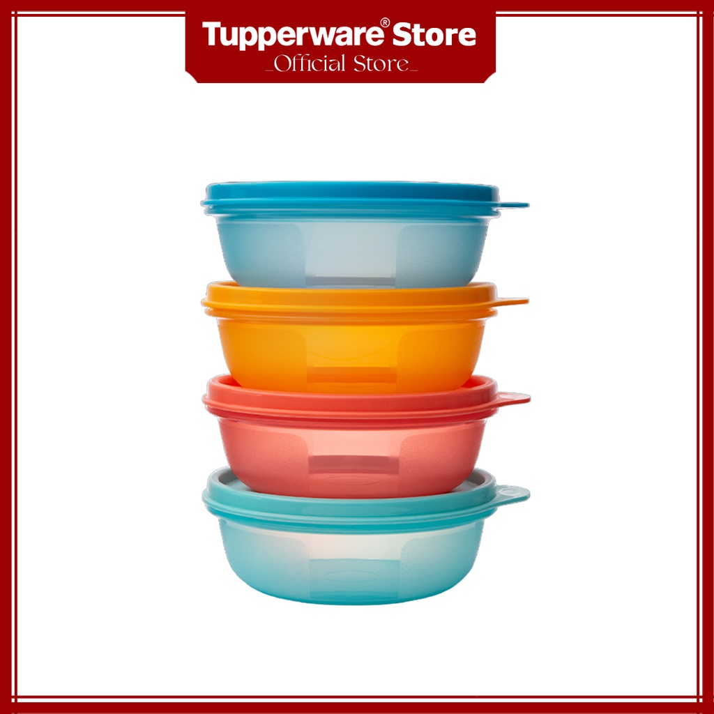 Supper Set Of Food Storage Box Tupper Junior Modular Bowl 300ml (4 ...