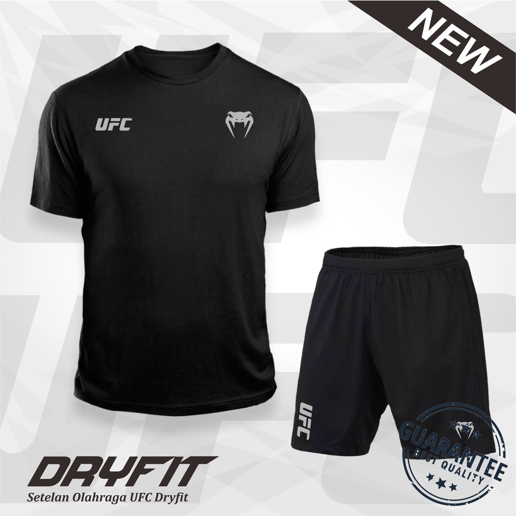Ufc Dryfit Men's Sports Suit 1 Set Sport Jersey Shirt | Shopee Singapore