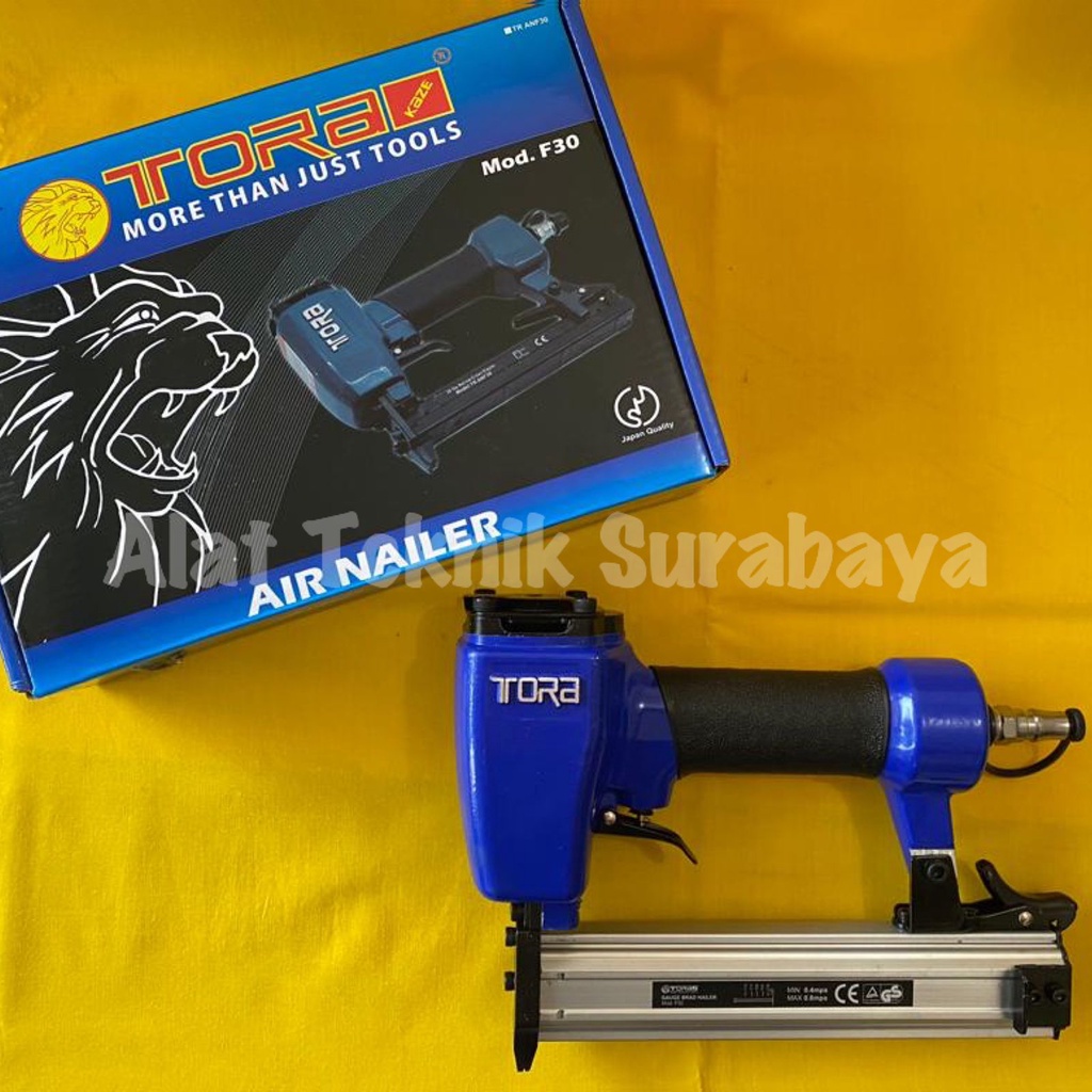 MESIN Air NAILER TORA F-30 10-30MM NAIL Tool Machine Shoot STAPLES ...