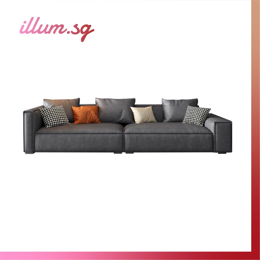 illum Munich Fabric Sofa Modern Minimalist Scandinavian Design | Shopee Singapore