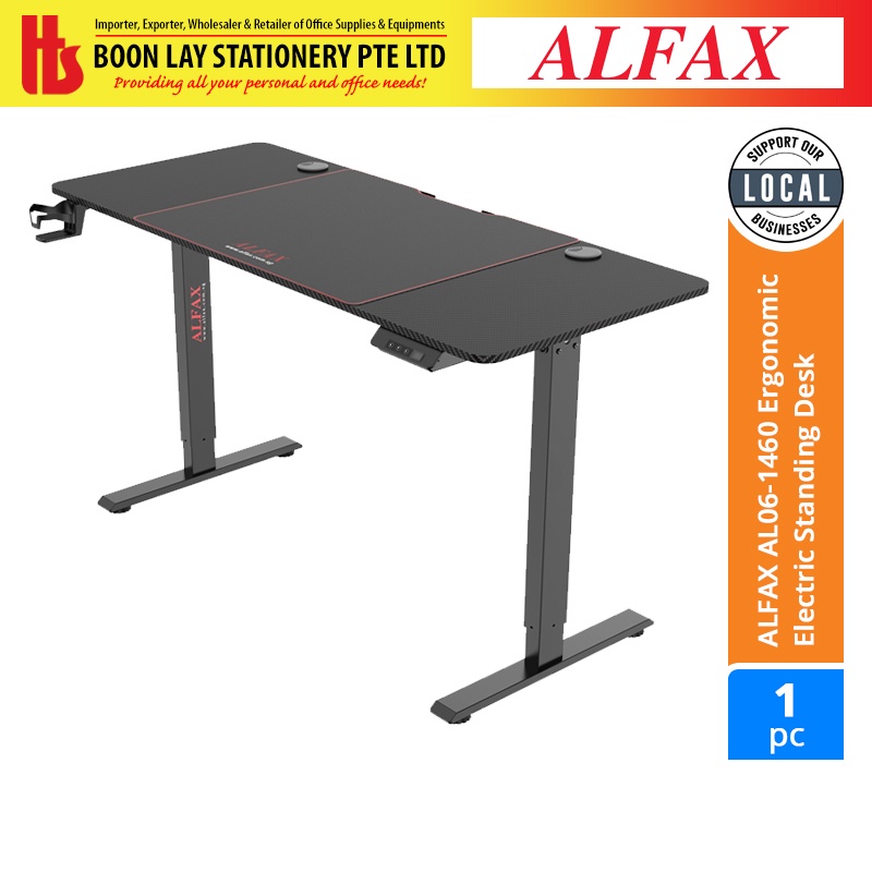 ALFAX AL06-1460 Ergonomic Electric Standing Desk | Shopee Singapore