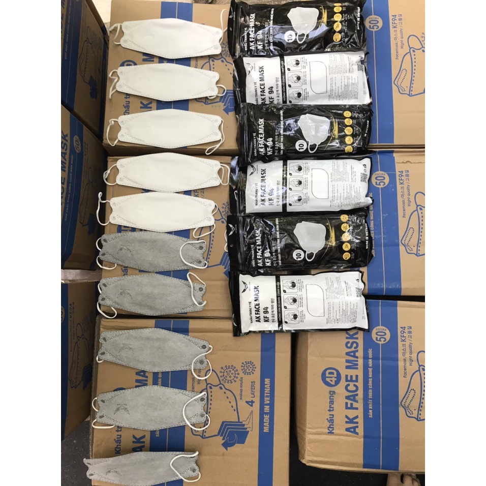 KF94 fish mask, box of 30 packs. | Shopee Singapore