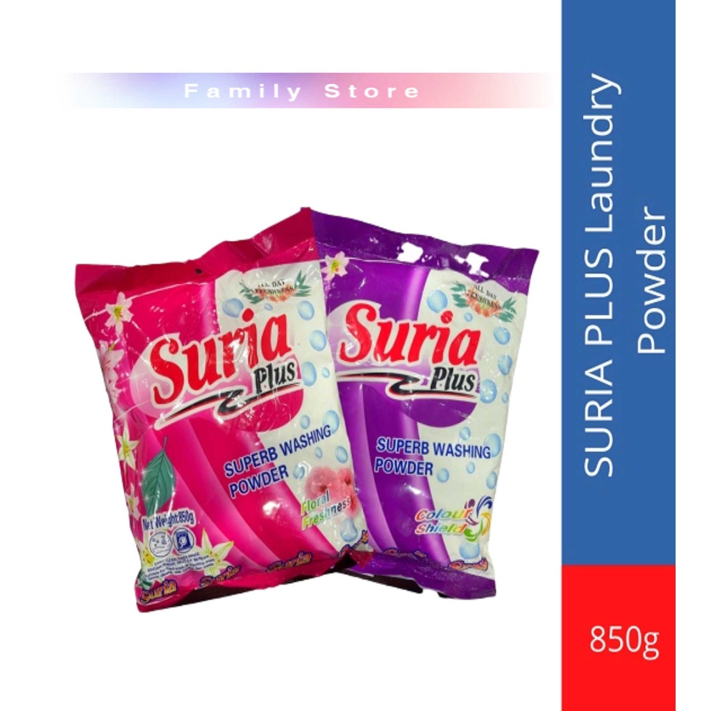 SURIA PLUS WASHING POWDER 850G | Shopee Singapore