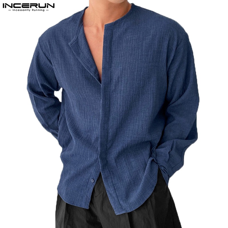 Long Collarless Shirts From South Asia