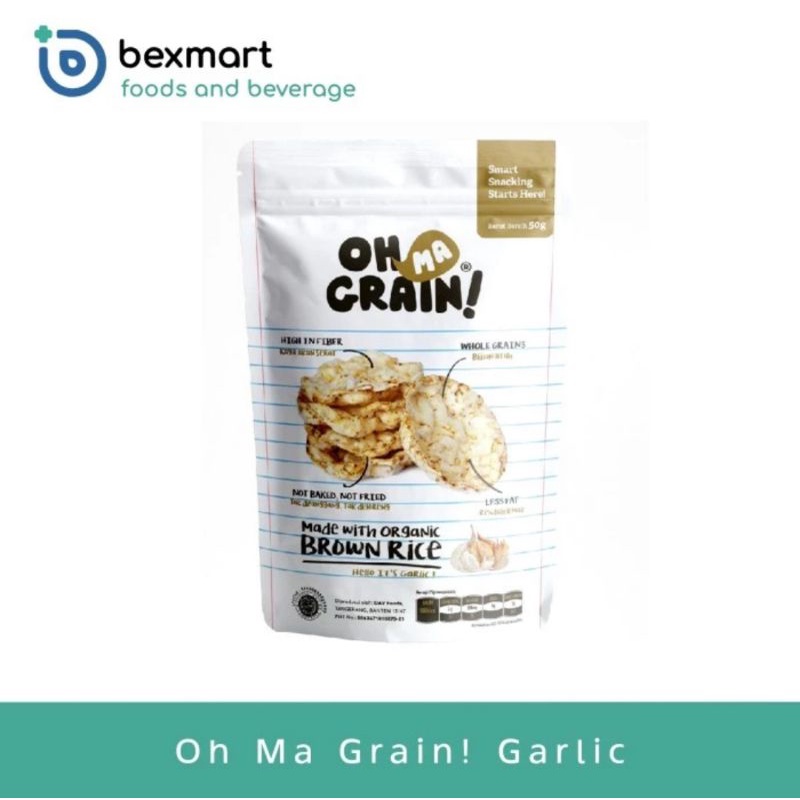 Oh Ma Grain! Popped Rice Crackers Snack Rice Healthy Diet Snack ...