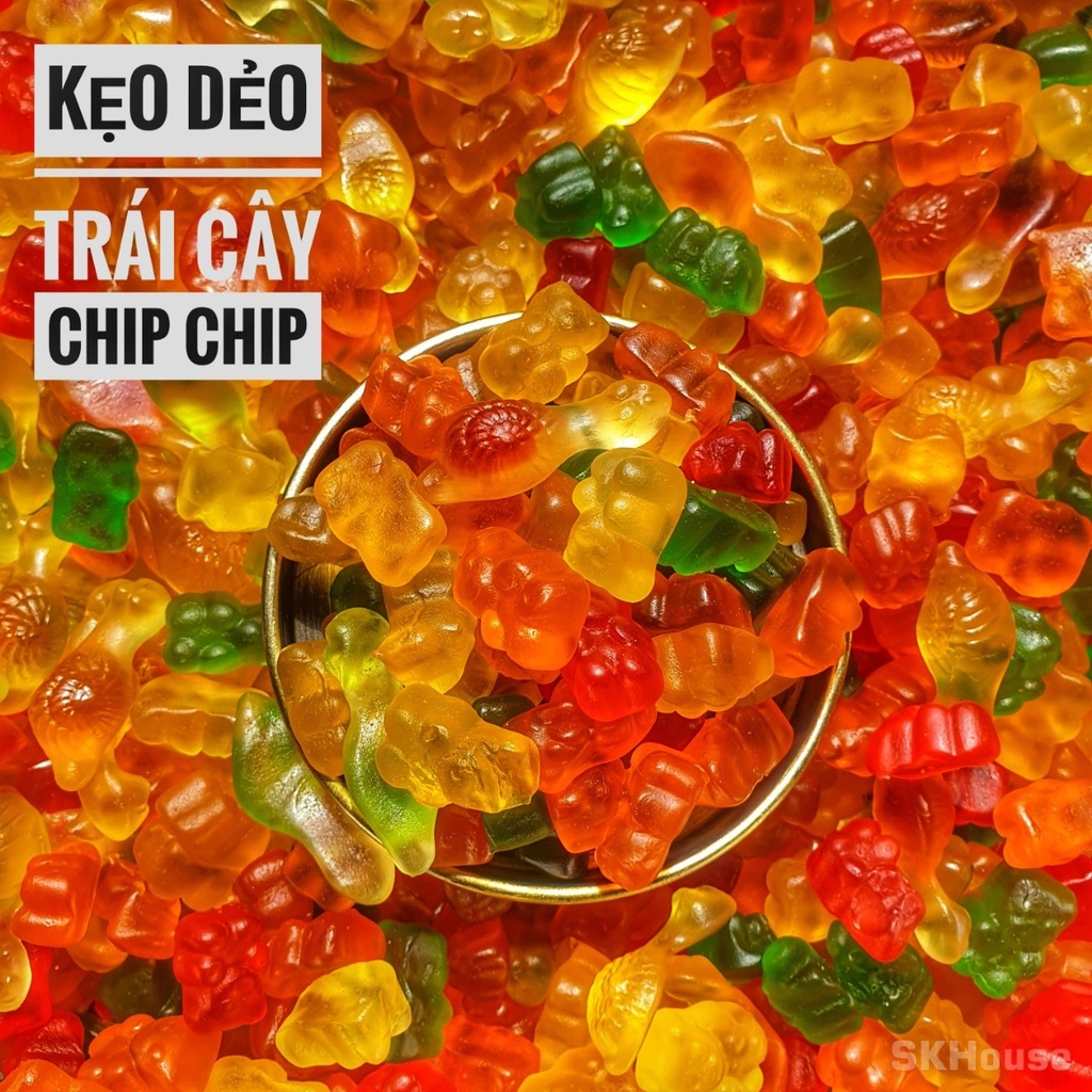 500 Super Delicious Fruit-flavored Chip Marshmallows, random shapes ...