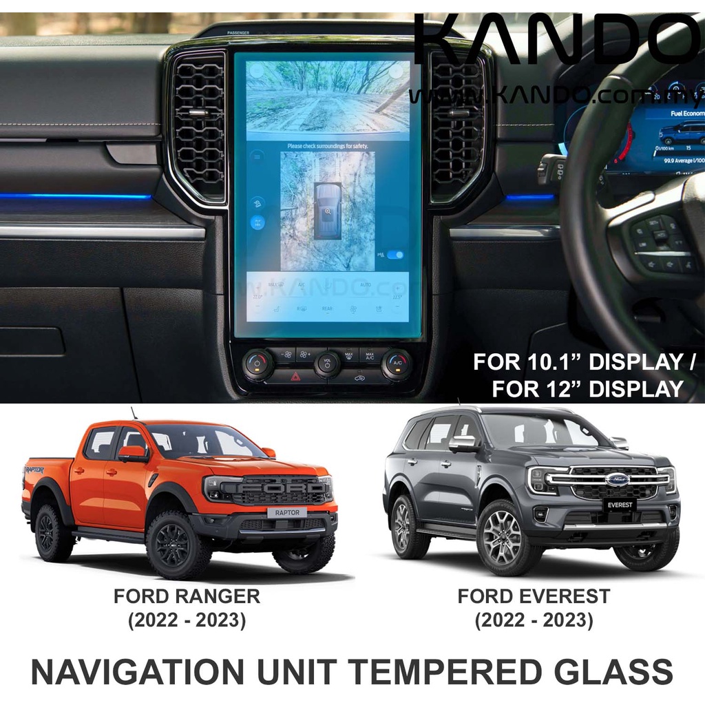 Ford Ranger Tempered Glass Protector Ford Everest Tempered Glass Ranger ...