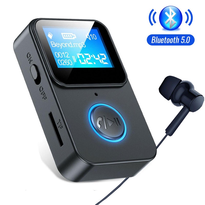 LCD Bluetooth 5.0 Adapter Transmitter Receiver Audio Bluetooth Dongle ...