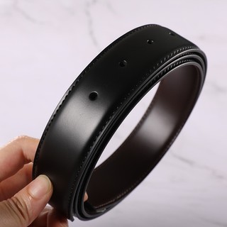 1pcs- Belts No Buckle 2.8CM/3.3CM Width Use on Both Sides Brand Pin ...