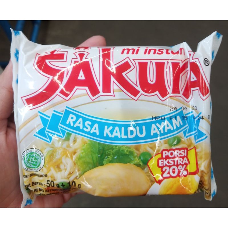 Sakura instant noodles flavored with indomie chicken broth sakura ...