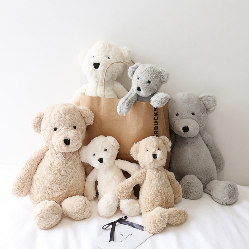25/40cm Baby Appease Toys Fluffy Bear Plush Soft Cuddle Plushies Cute ...