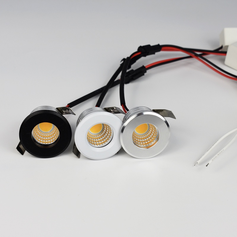 Small Recessed Ceiling LED Spot Light COB 3W 220V Dimmable Driver ...
