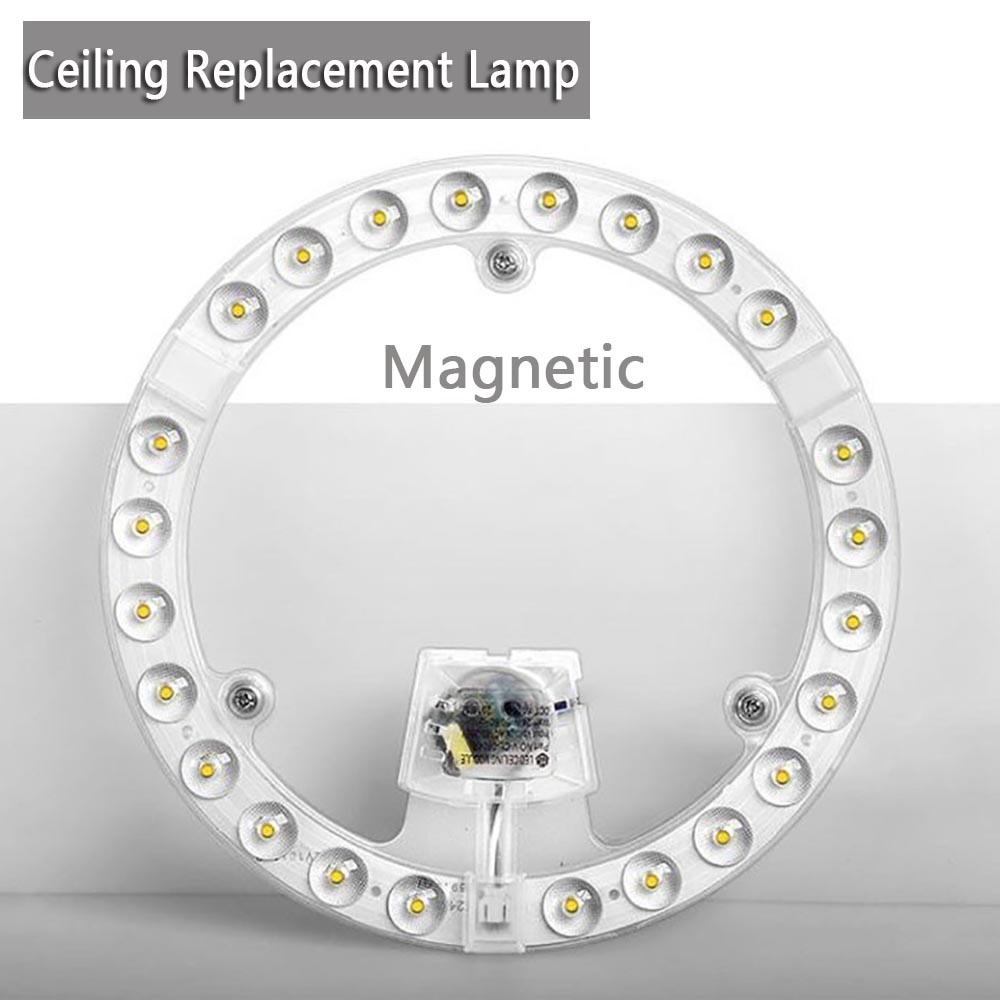 Magnetic LED Ring PANEL Replacement Circle Light Cold White AC220V-240V ...