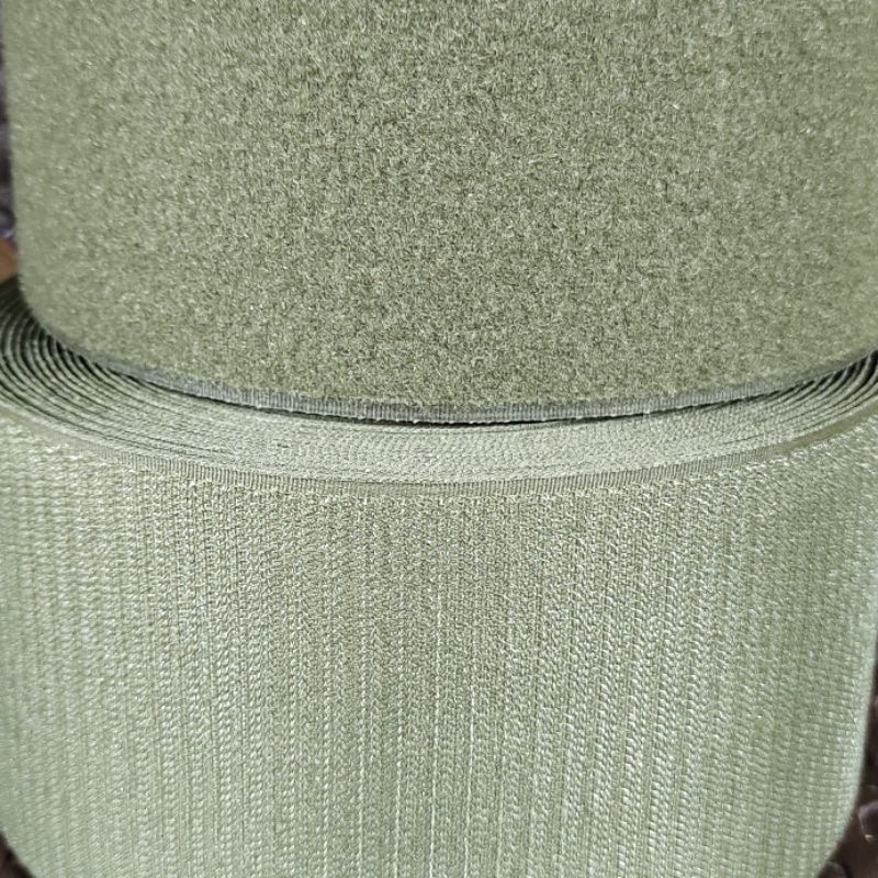 HIJAU Velcro Adhesive Kretekan Prepet Width 10 cm-4 inch Black White ...