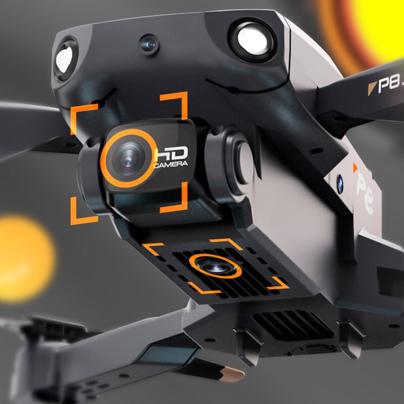 P8 Drone 8K with ESC HD Dual Camera 5G Wifi FPV 360 Full Obstacle ...