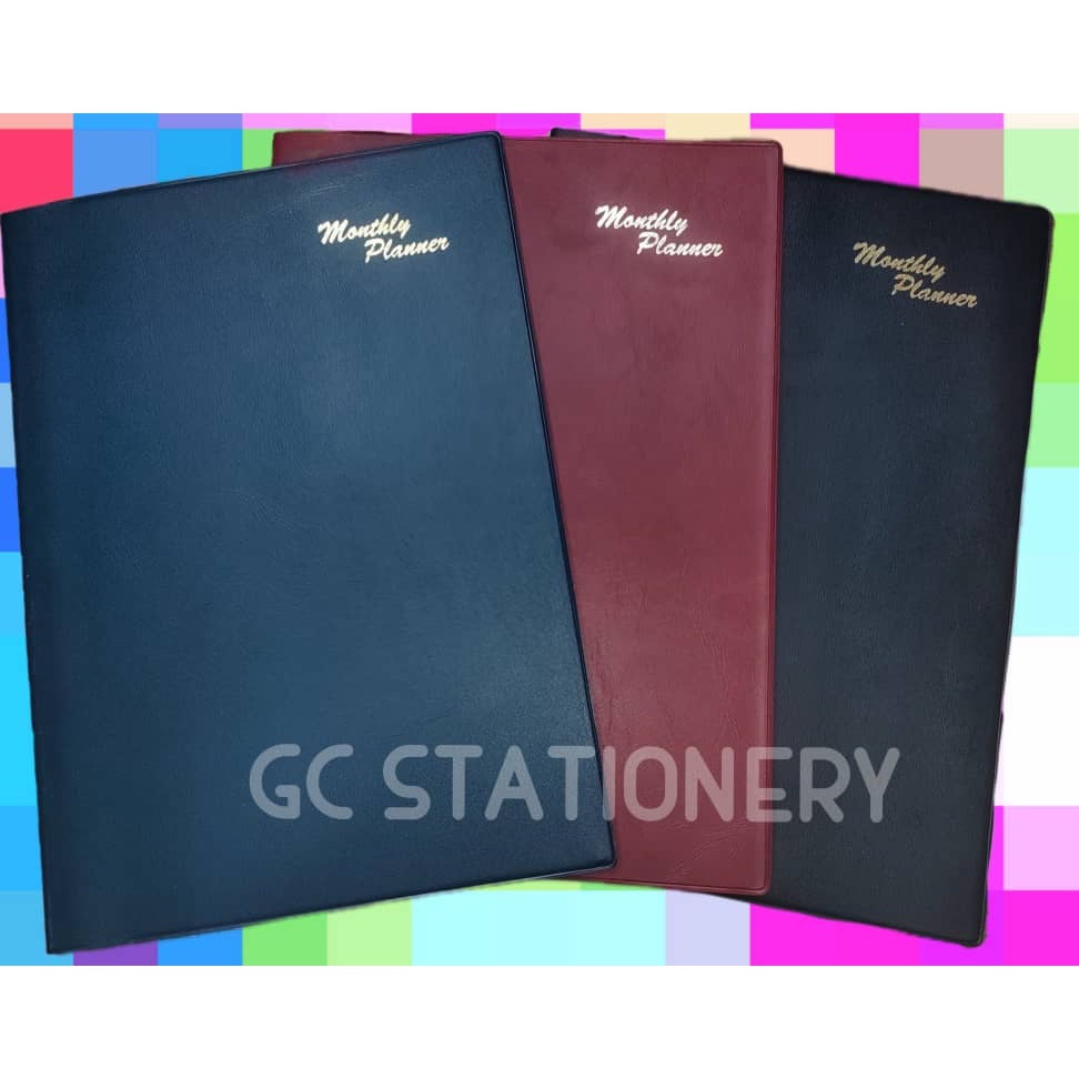 PVC Cover A4 Size Executive Notebook 2026 Monthly Planner for Planning ...