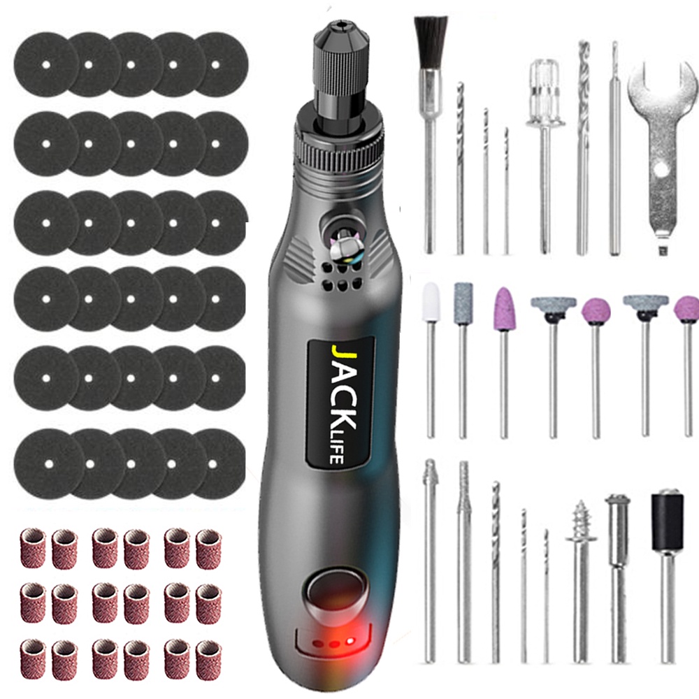 JACKLIFE Mini Cordless Drill Power Tools Electric 3.6V Drill Grinder ...