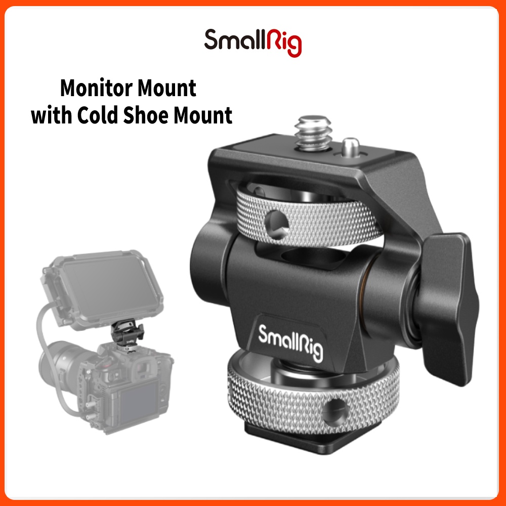 SMALLRIG Field Monitor Mount Monitor Holder Swivel and Tilt Adjustable ...