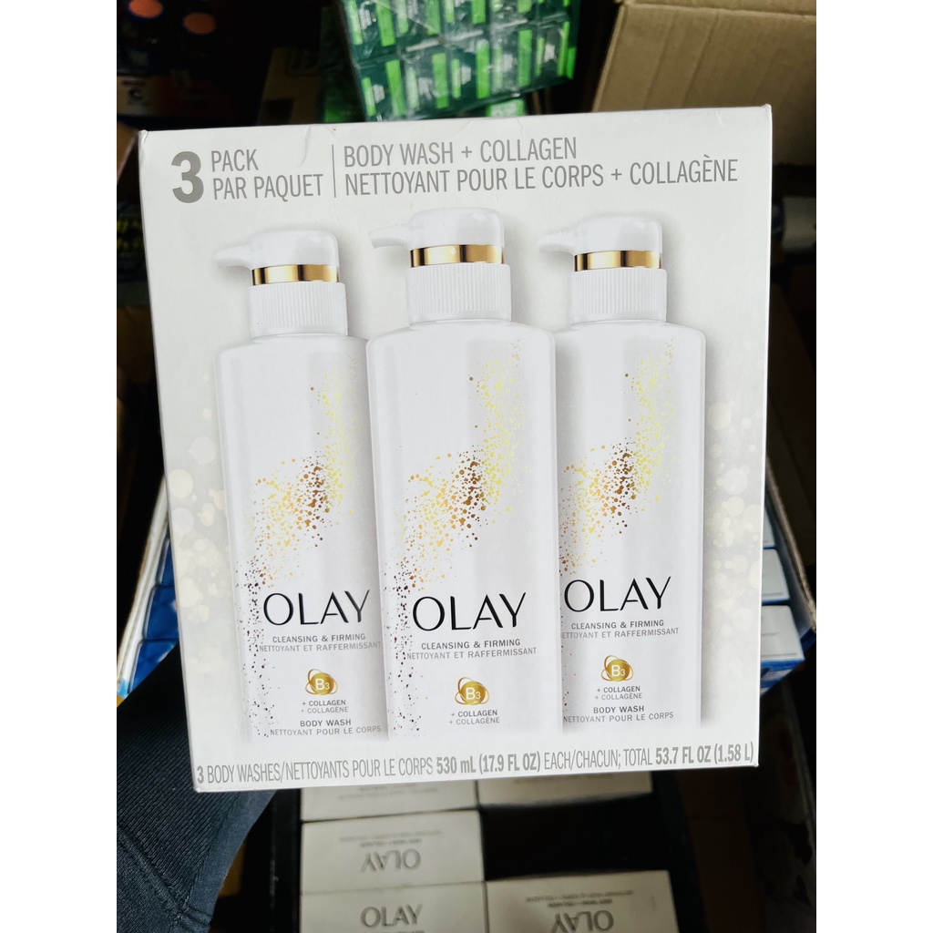 Olay B3 collagen Cleansing Firming shower gel from America (Standard ...
