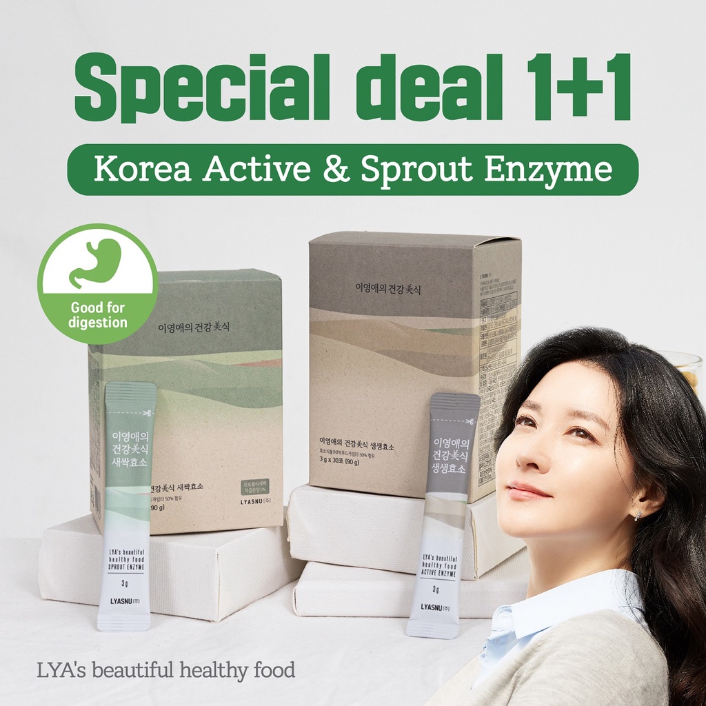 [LYA's beautiful healthy food] Enzyme (Sprout/Active) | Shopee Singapore