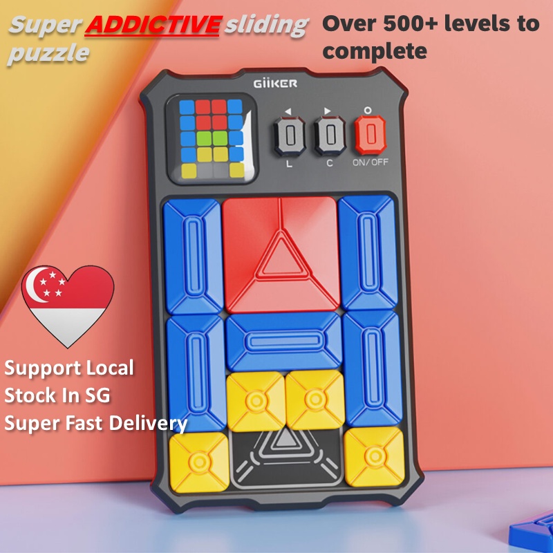 GiiKER Super Slide Handheld Console for Sliding Puzzle | Shopee Singapore